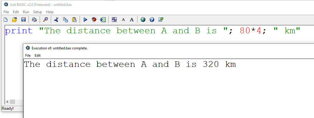 BASIC #1 – Intro to BASIC programming – print, calculations ...