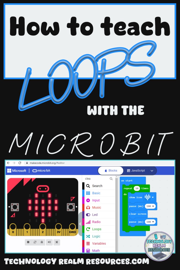 How to teach loops (beginner microbit coding) – for, repeat, do-while ...