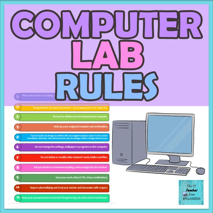 Why a Computer Lab Rules poster is important? – Technology Realm Resources